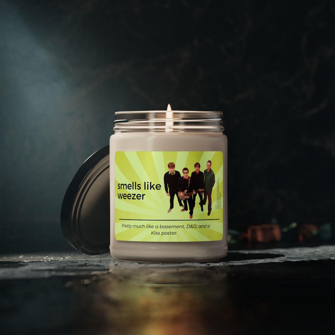 Weezer Candle, Rivers Cuomo, 90s Rock Home Decor - Etsy Canada
