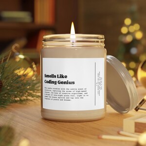 Smells Like Coding Genius Candle, Programmer Gift, Coder Gift - Etsy
