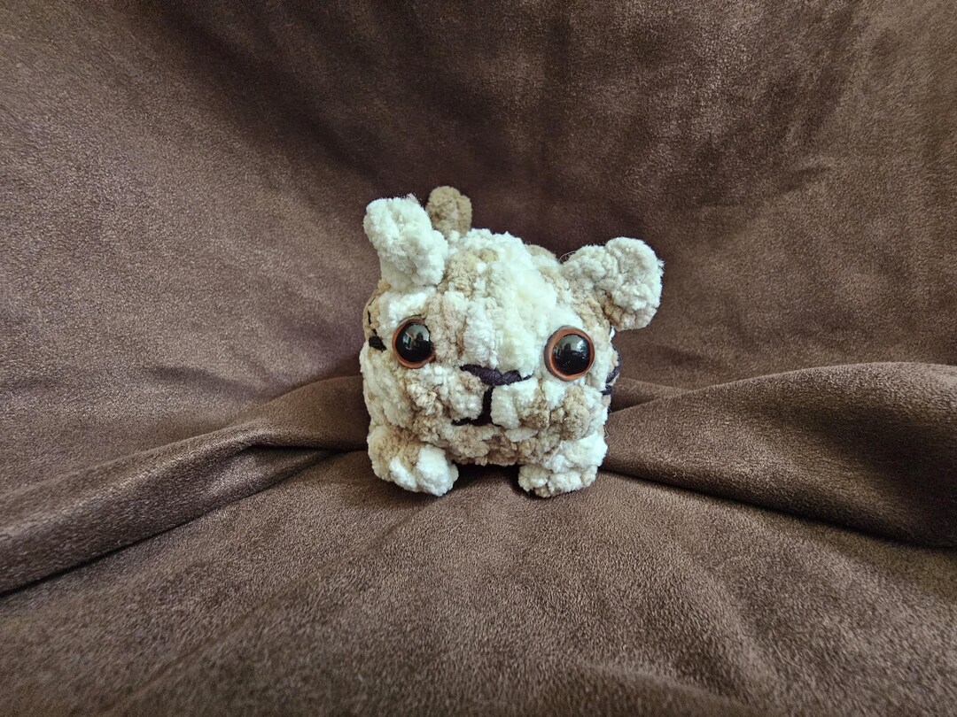 Handmade Crochet Toy Stuffed Loaf Cat, a Little on the Round Side - Etsy
