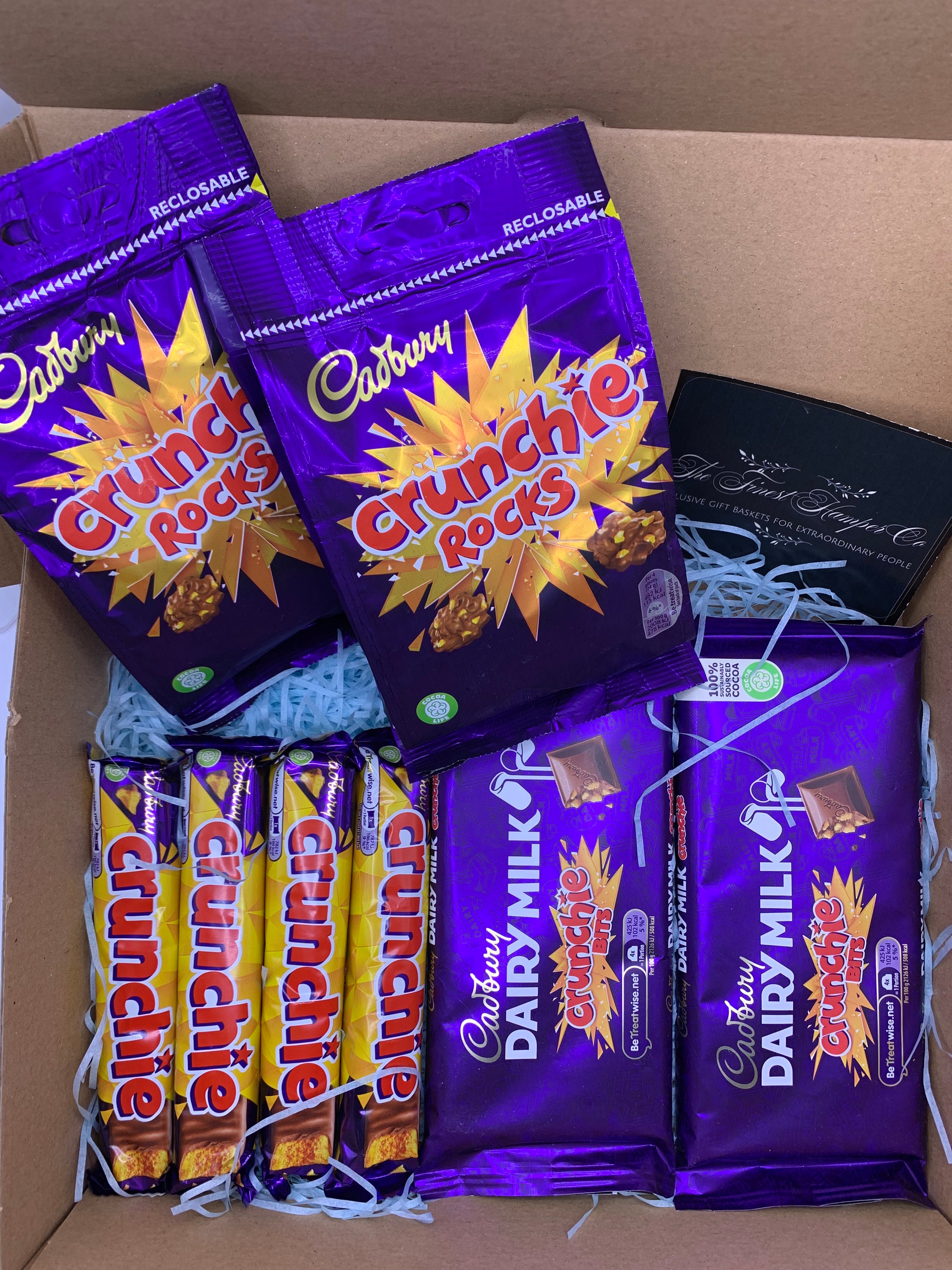 Crunchie Hamper Gift Box - Birthdays, Gifts for Loved Ones, Thank You ...