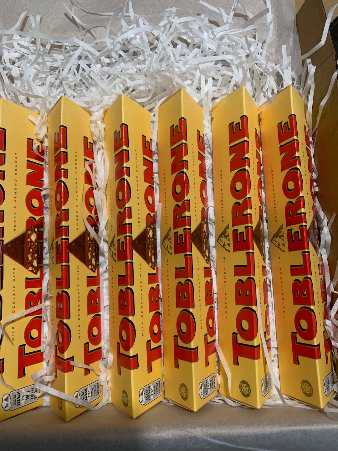 Toblerone Hamper Box - Ideal Gift for Any Toblerone Lover, Birthdays ...