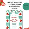 Editable-printable Little Miss Threenager Birthday Invitation-5x7 ...