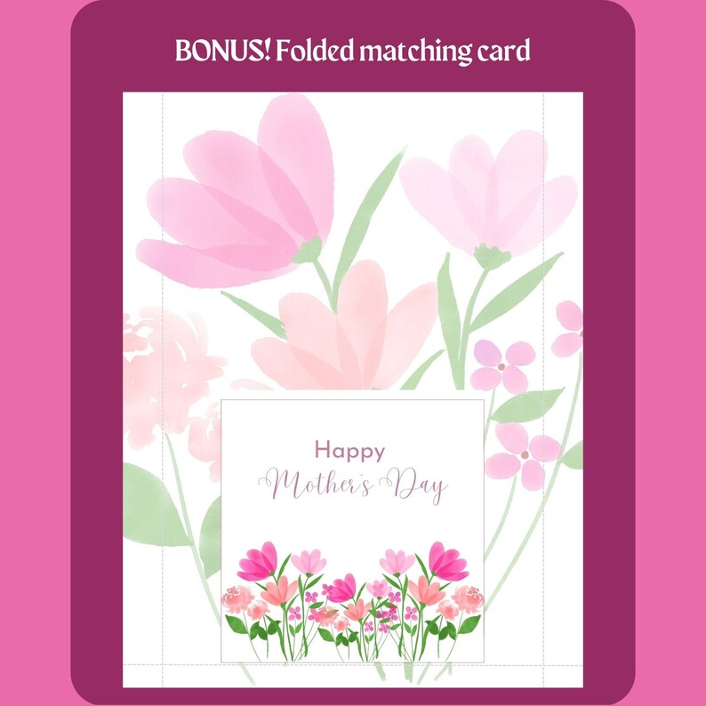Printable Mother's Day Favor Tags-gift Tags Plus Matching Bonus-mother ...
