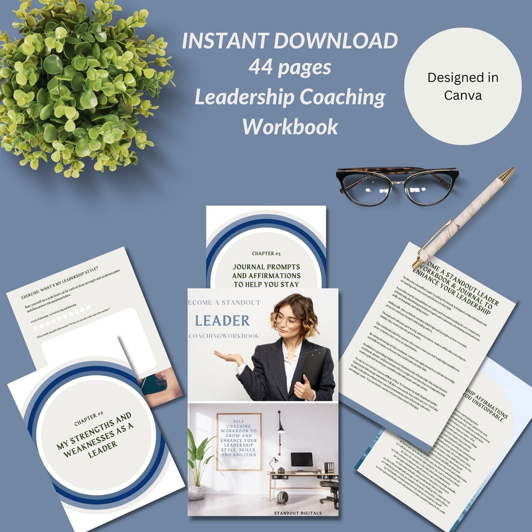 Become a Stand Out Leader Coaching Workbook-instant DOWNLOAD Leadership ...