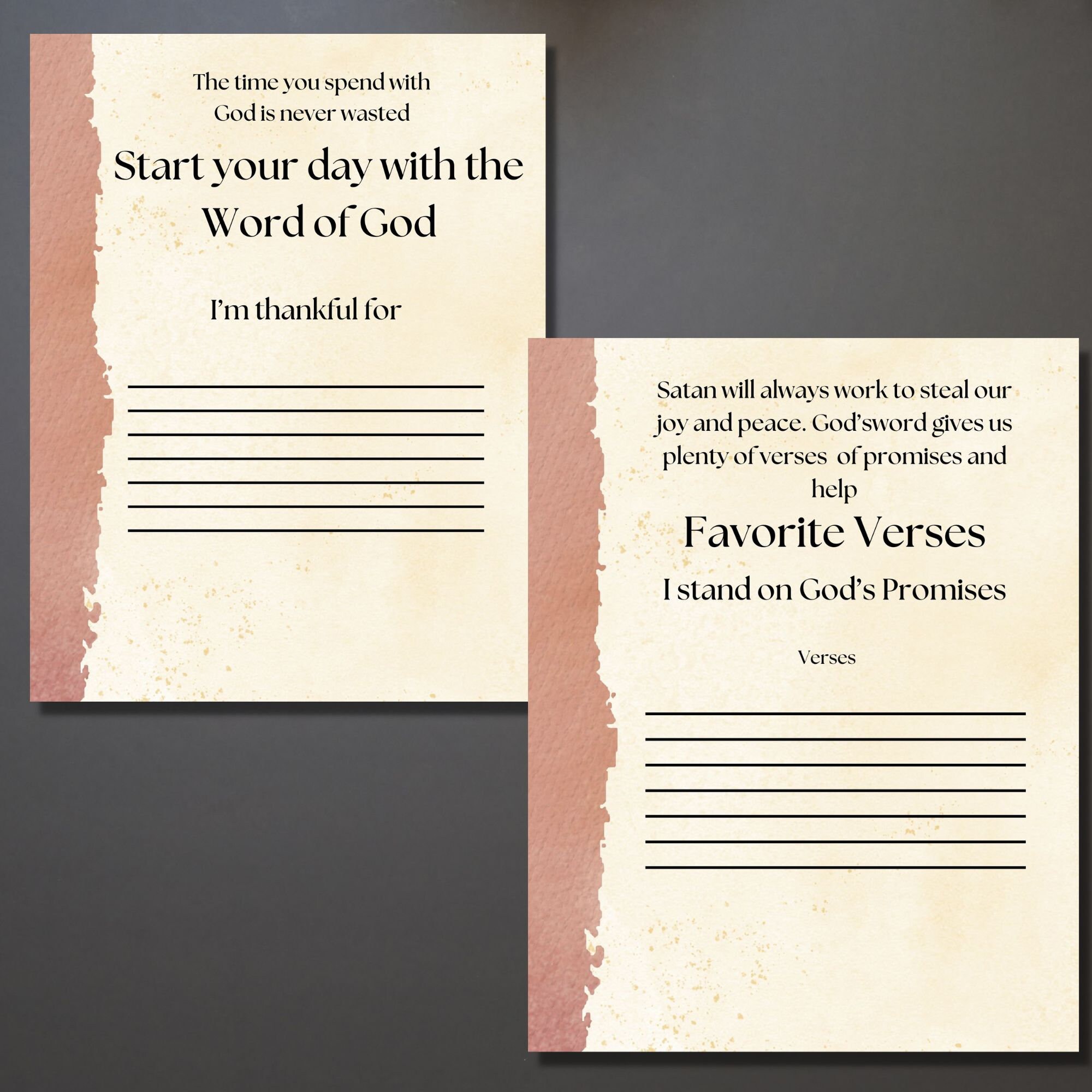 Spiritual Routine Checklist-12 Pages-plus Notes-instant Download ...