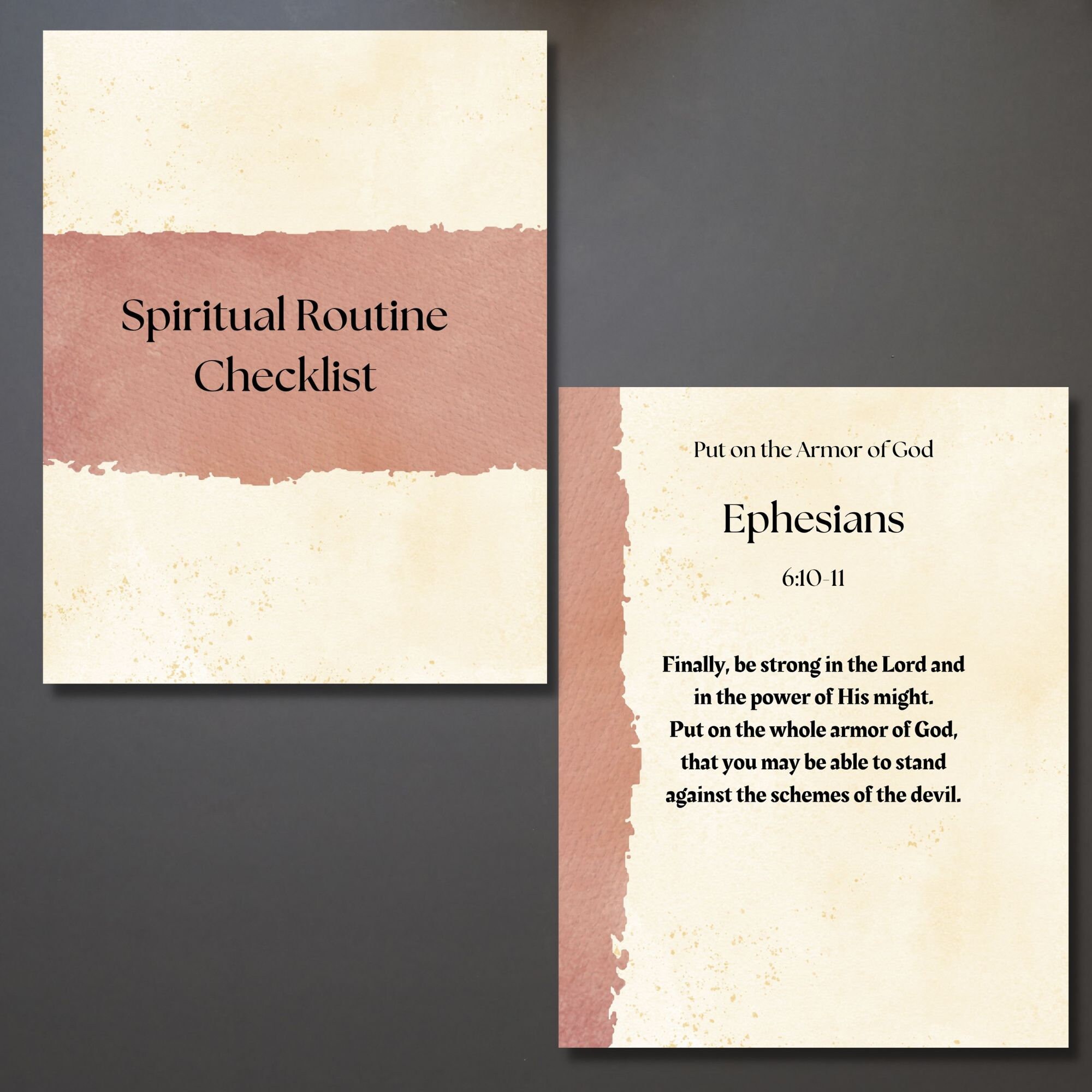Spiritual Routine Checklist-12 Pages-plus Notes-instant Download ...