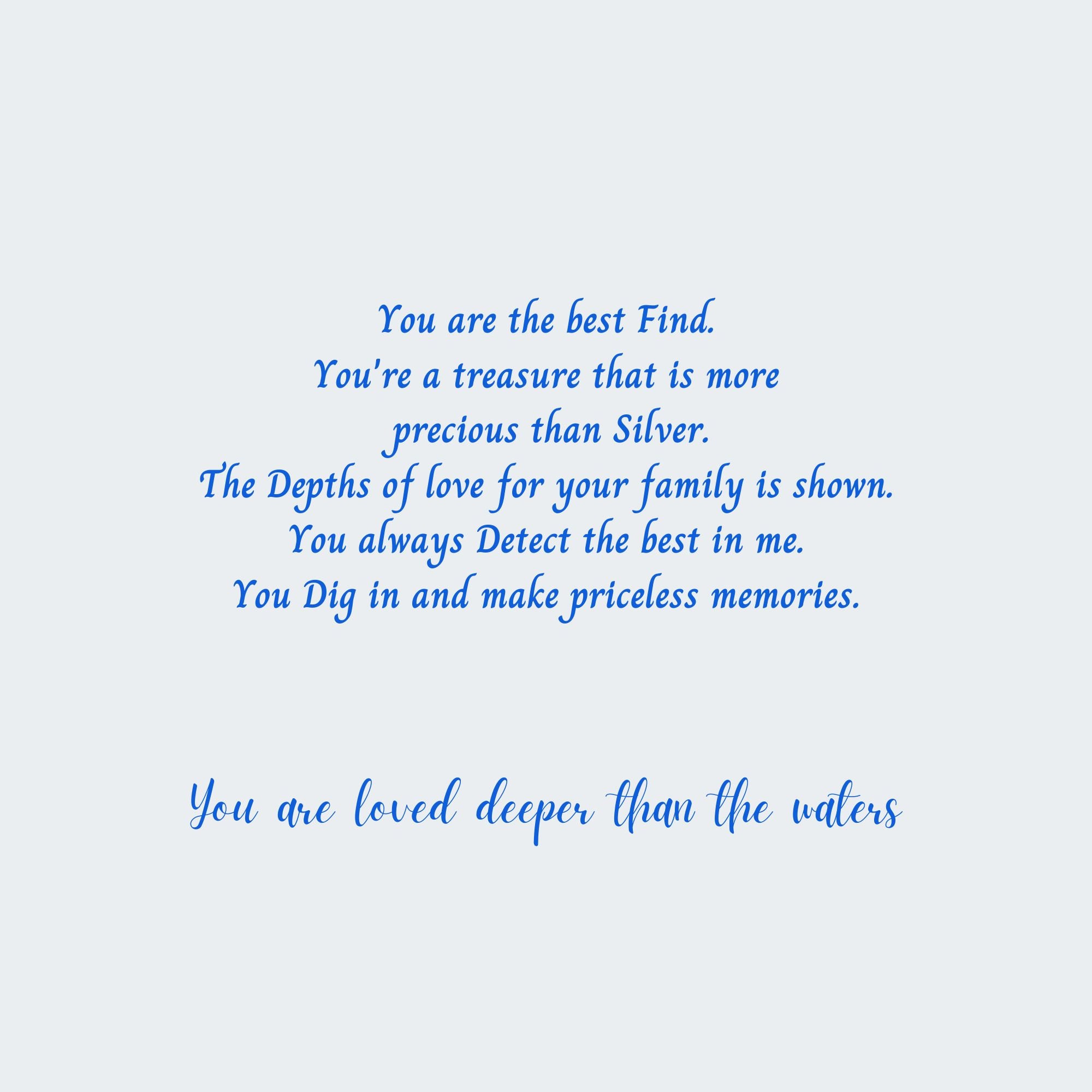 Printable Happy Fathers Day Card metal Detecting-instant DOWNLOAD-5 X 7 ...