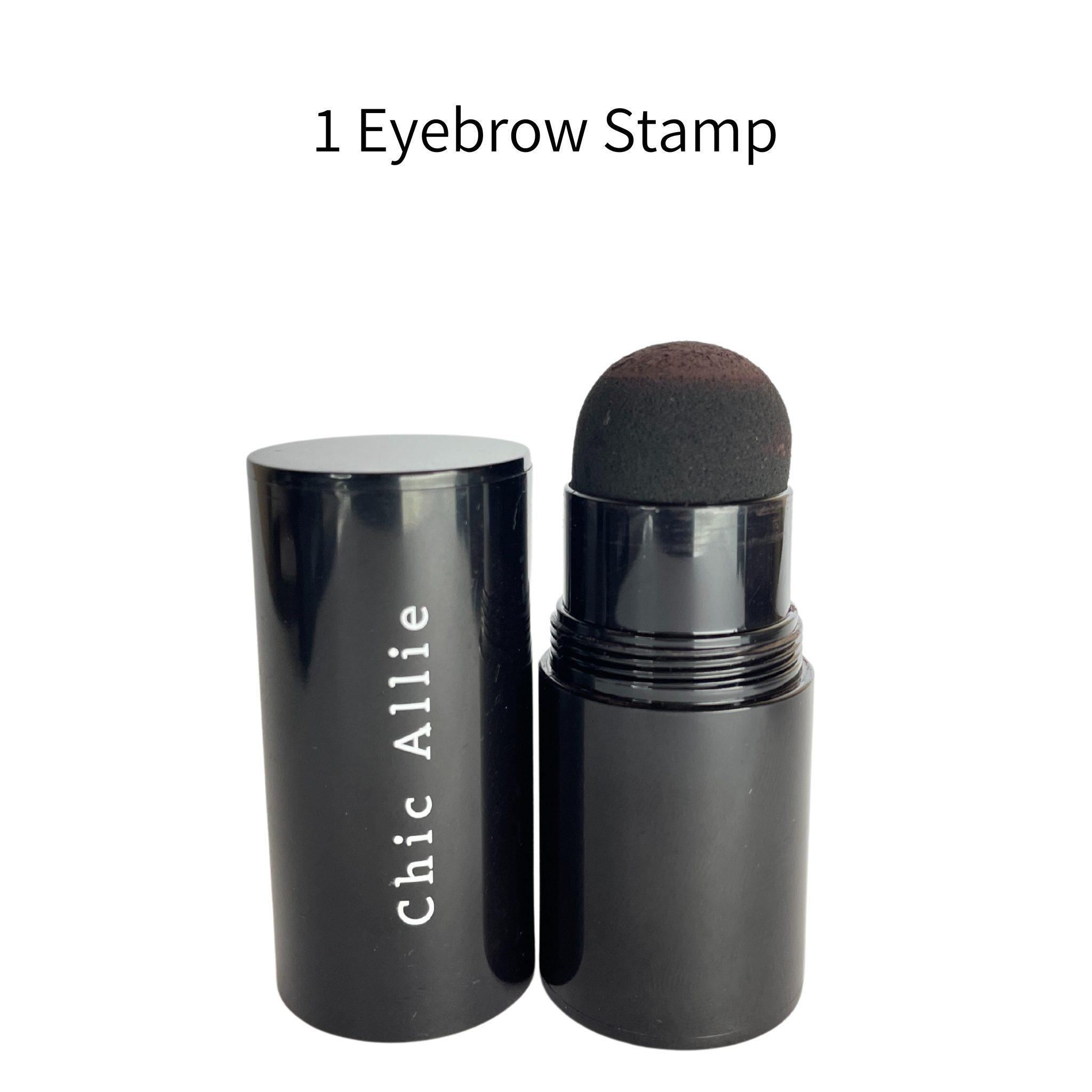 Eyebrow Powder Makeup & Stamp Kit With Stencils Vegan and - Etsy