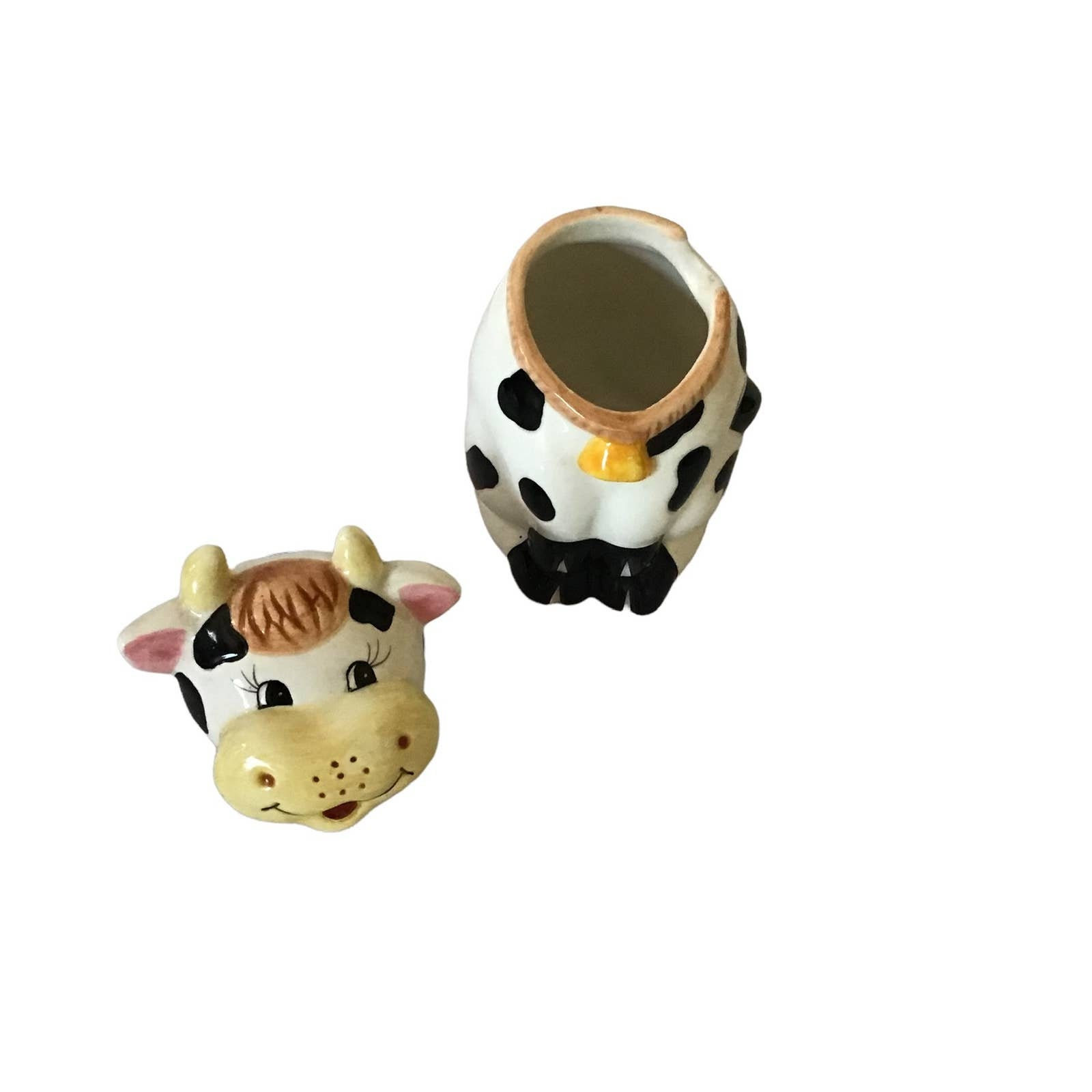 Vintage Cow Sugar Condiment Holder - Etsy