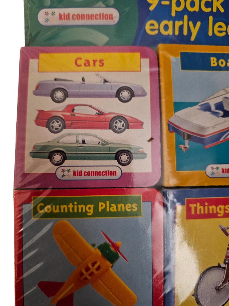 Kid Connection 9 Pack Early Learning Books Kids Vintage - Etsy