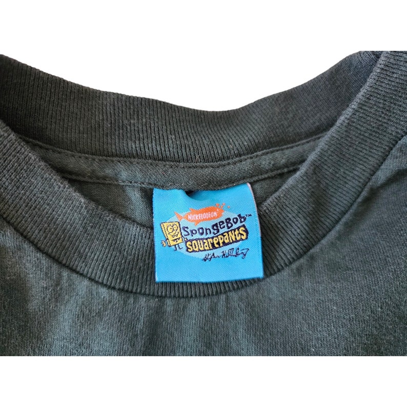 Spongebob Squarepants Vintage 2002 Graphic Christmas T-shirt 23" P to P ...