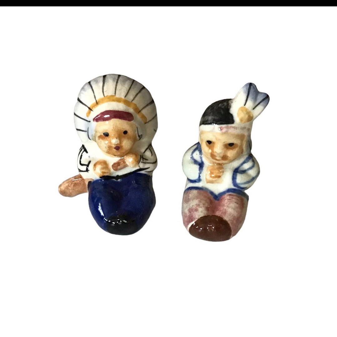 Vintage Native American Salt and Pepper Shakers - Etsy
