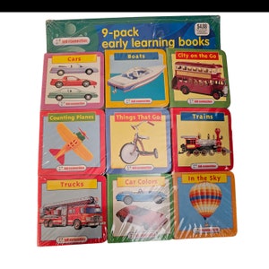Kid Connection 9 Pack Early Learning Books Kids Vintage - Etsy