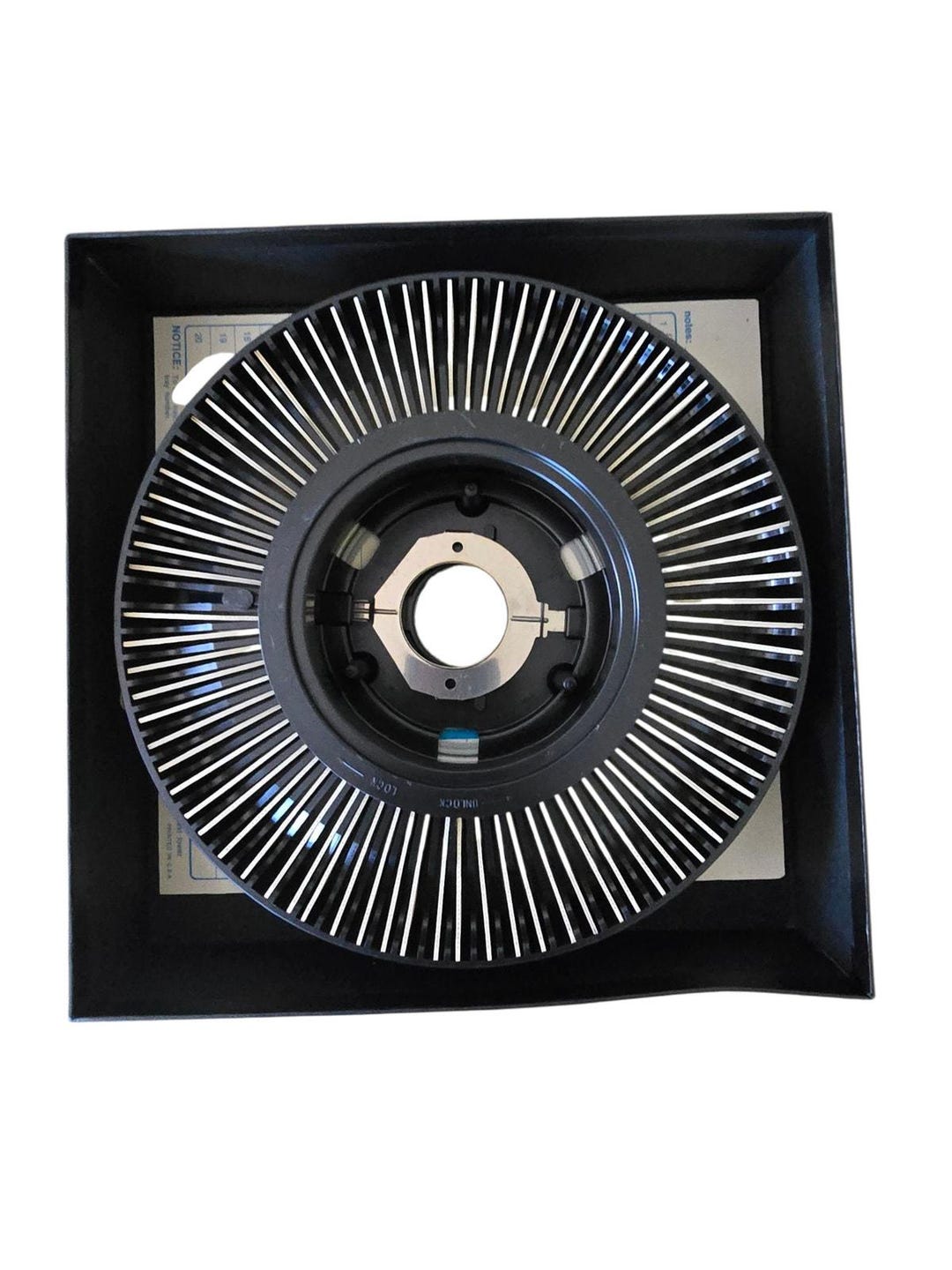 Vintage Kodak Focal Rotary Slide Carousel Full of Slides With List 1970 ...