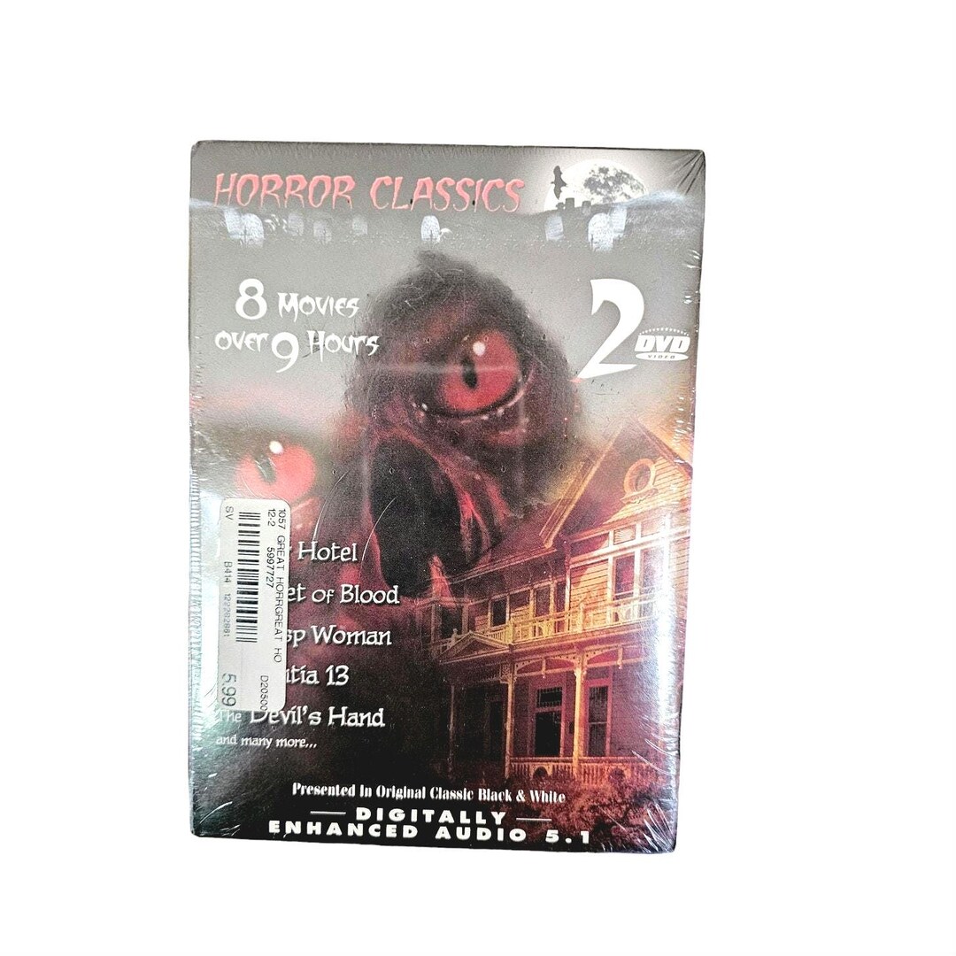 Horror Classics Vol. 2 Set of 2 Dvds 8 Movies Digitally Enhanced Sealed ...