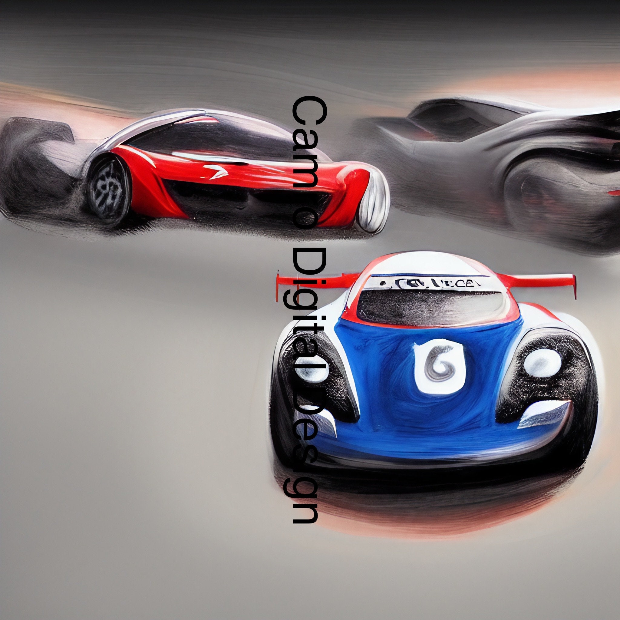 25 Race Car Digital Designs - Etsy