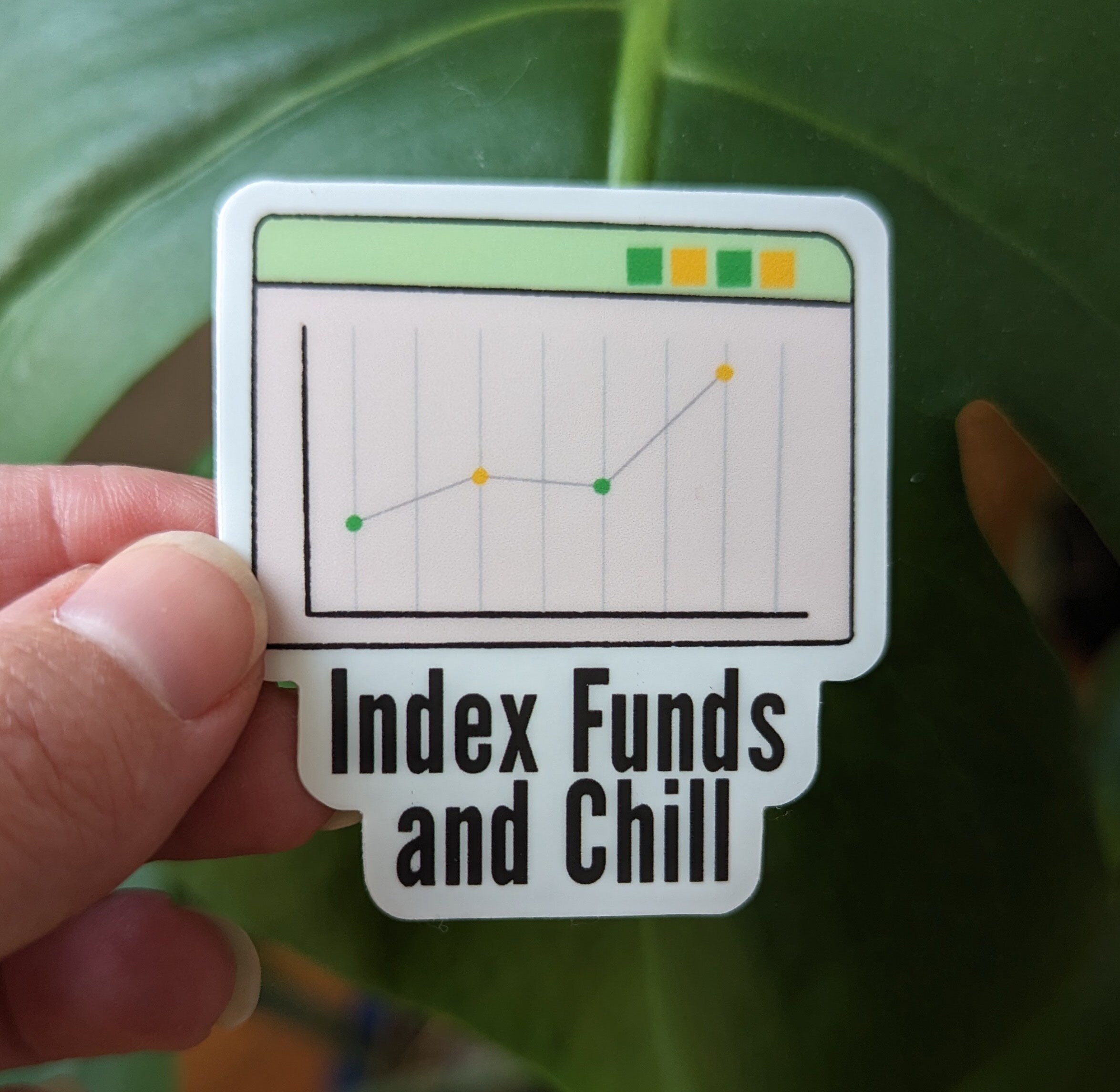 5 Finance Stickers | I Love Cashback, Spreadsheet, Index Funds, Debt ...