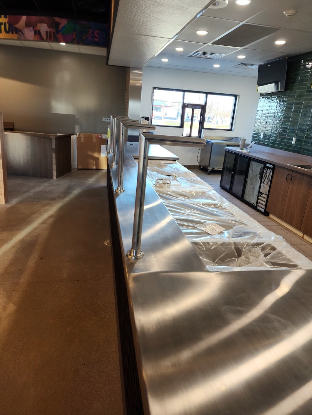 Sneeze Guard Display Set. Ready to Install on Any Restaurant or Office ...