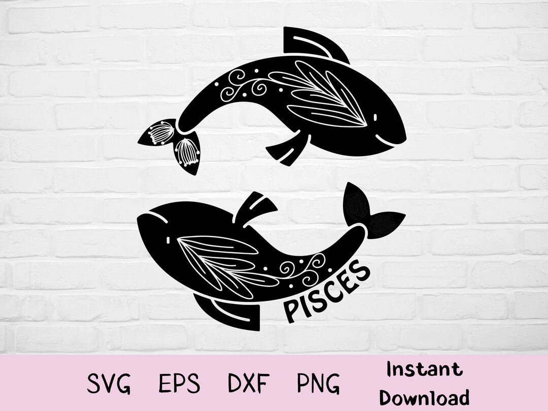 Pisces Svg, Zodiac Sign Svg, Horoscope Svg, Scorpio Svg, Flowers Zodiac ...