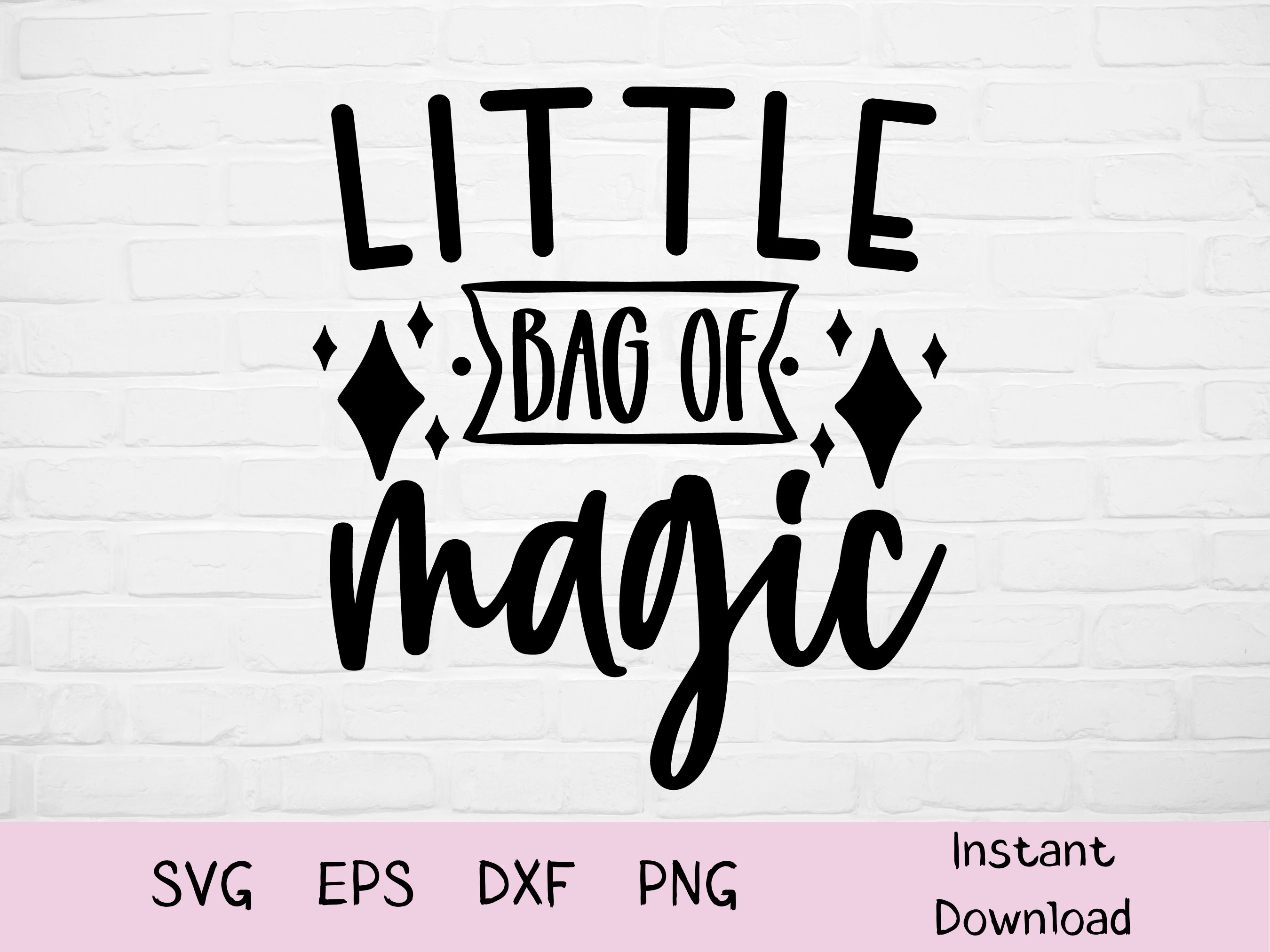 Little Bag of Magic Svg, Make up Quote Svg, Make up Svg, Beauty Svg ...