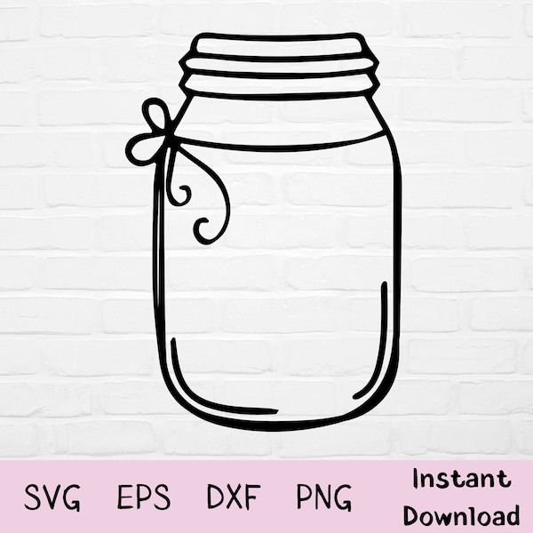 Mason Jar Cricut - Etsy