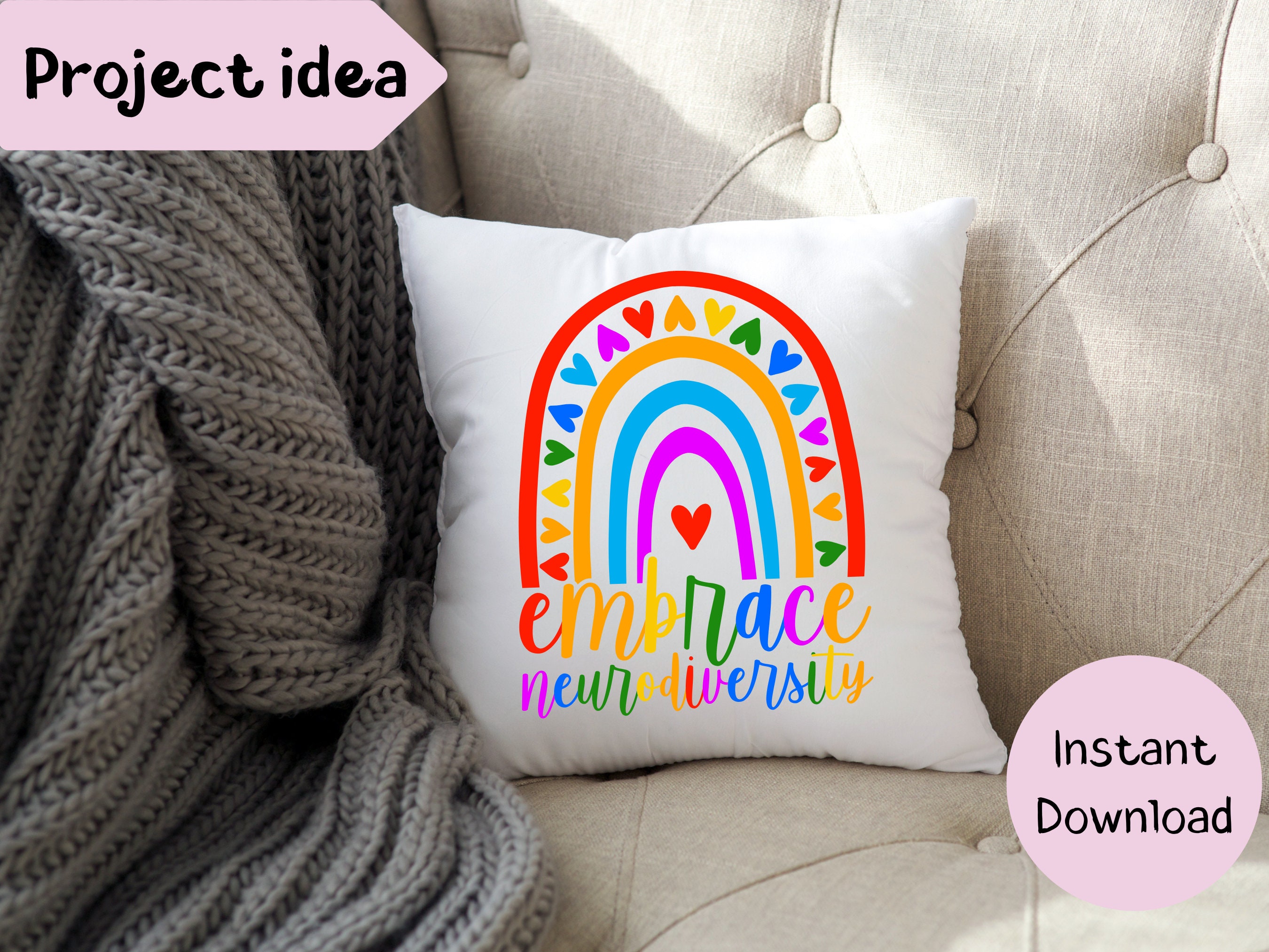 Embrace Neurodiversity Svg, Neurodiversity Svg, Autism Svg, Autism ...