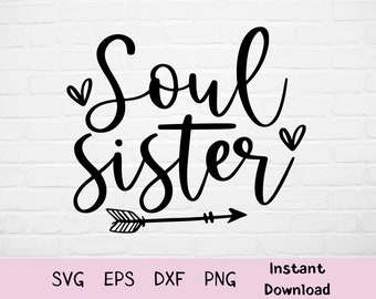Soul Sister Svg - Etsy