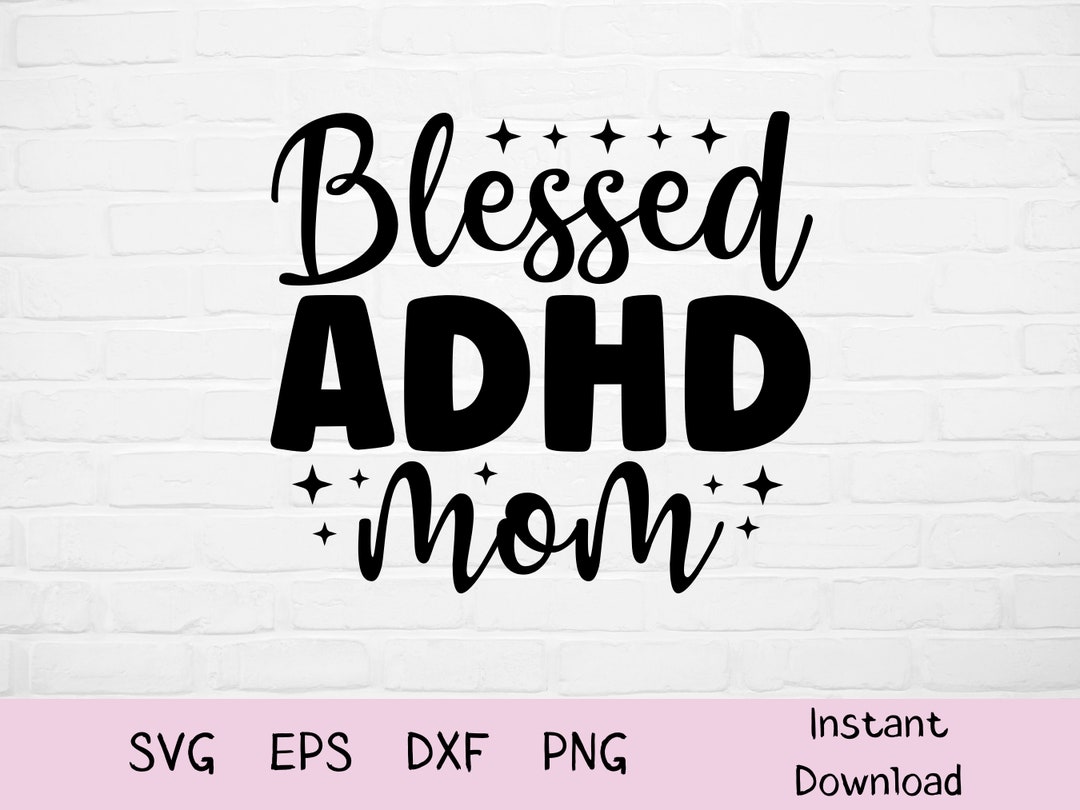 Adhd Mom Svg Adhd Svg Adhd Awareness Svg ADHD Club - Etsy Australia