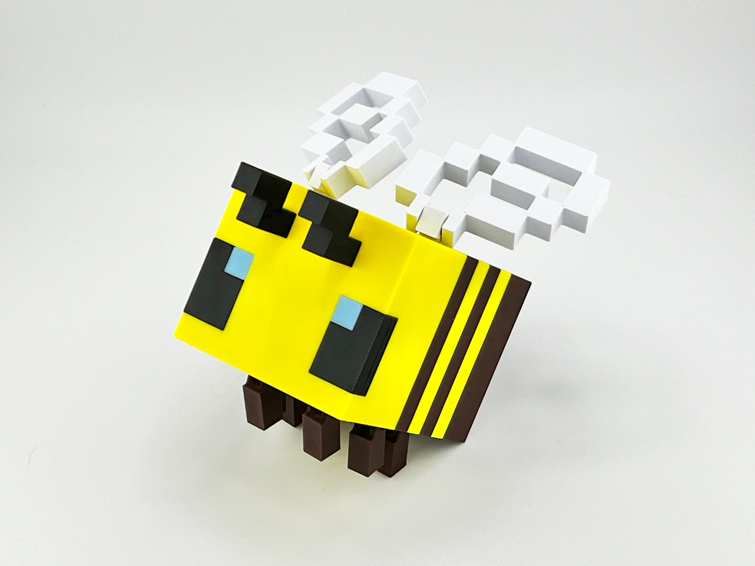 Minecraft Articulated Bee 3D Print - Etsy