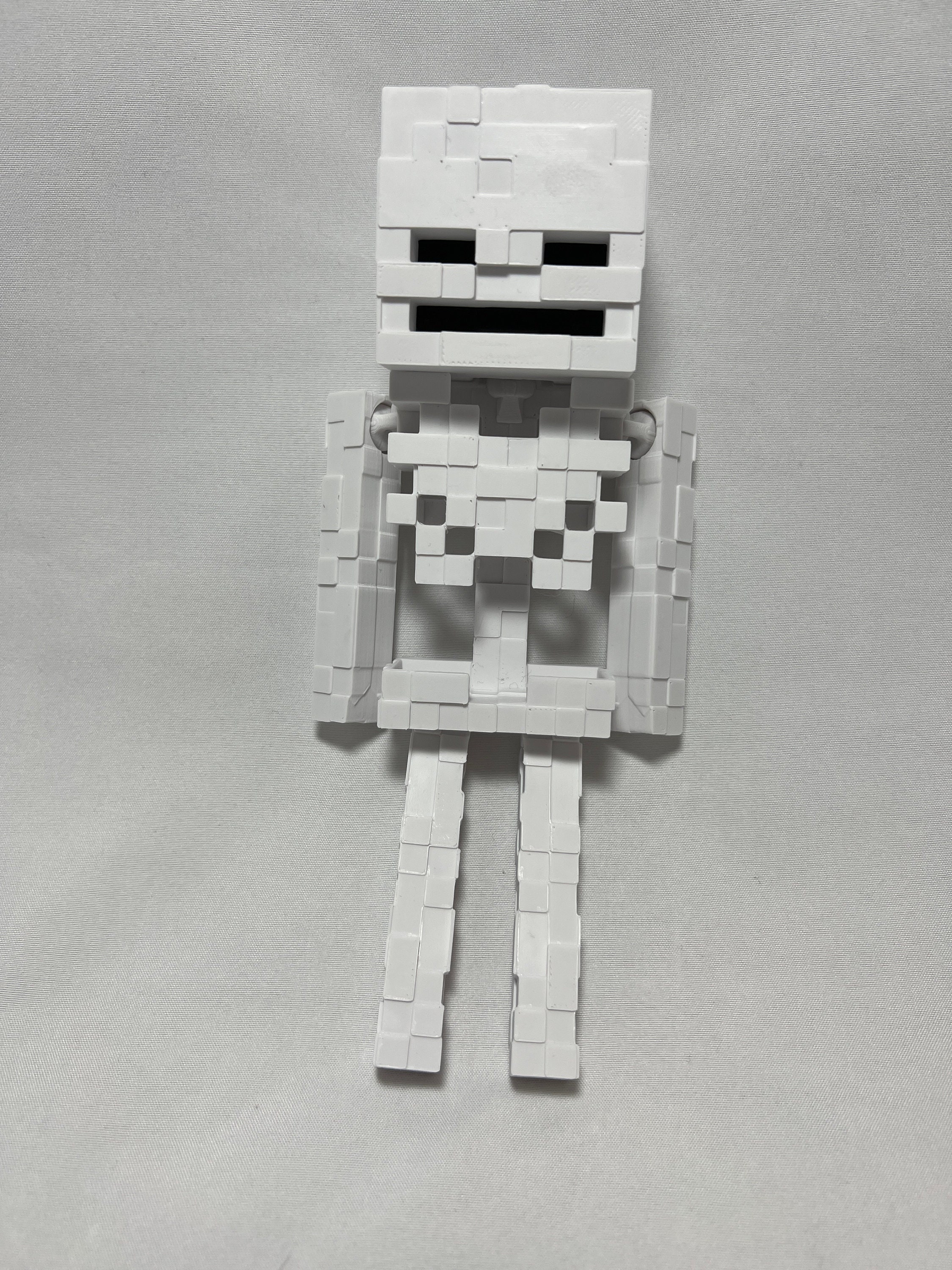 Minecraft Flexible Skeleton 3D Print With Bow - Etsy
