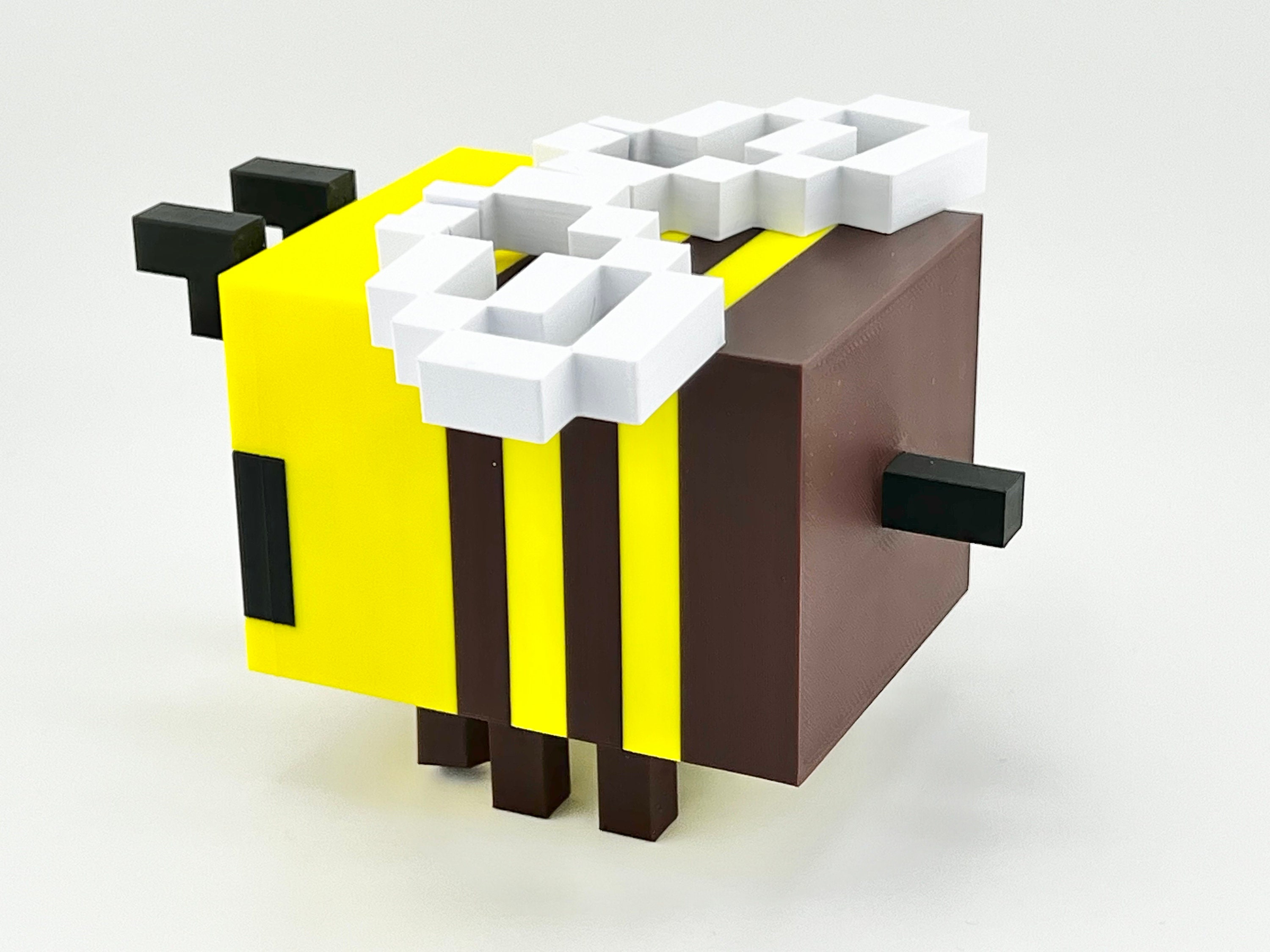 Minecraft Articulated Bee 3D Print - Etsy