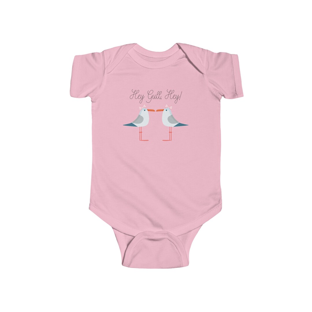 Baby Girl Bodysuit, Beach Baby, Baby Beach Outfit, Summer Baby, Seagull ...