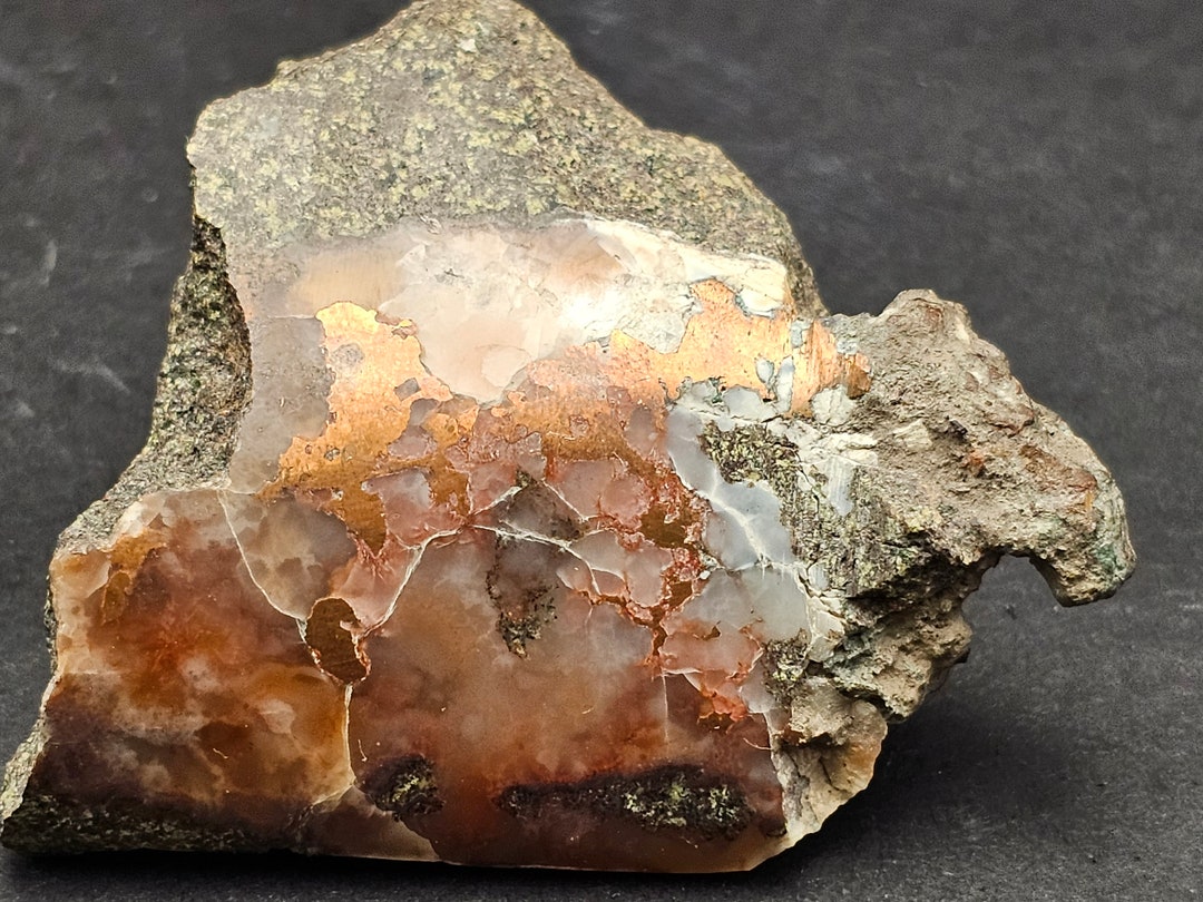 Real Copper and Datolite Specimen 108 Grams - Etsy