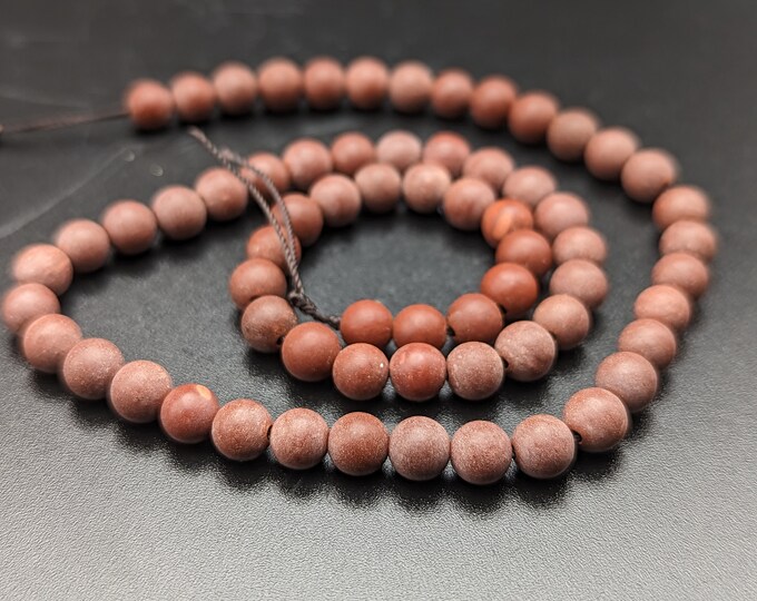 6mm Round Spotted Quarry Pipestone Beads - Etsy