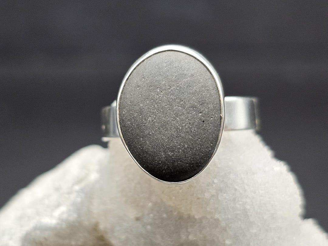 Lake Superior Basalt Sterling Silver Ring Size 7 Handmade Minnesota ...