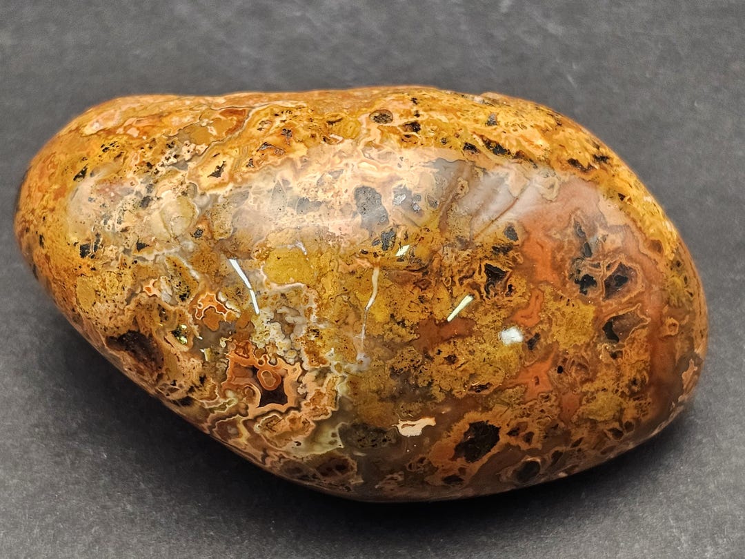 High Quality Face Polished Sard Mix Lake Superior Agate - Etsy