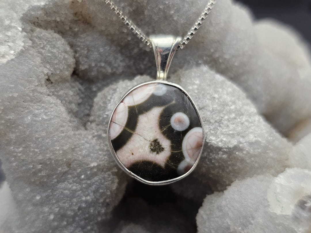 Rare High Quality Thomsonite Sterling Silver Necklace Minnesota ...