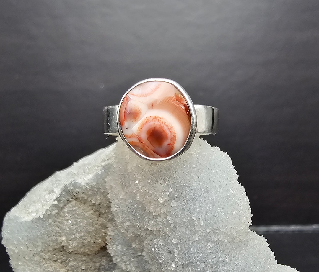 Thomsonite Sterling Silver Ring Size 5 - Etsy