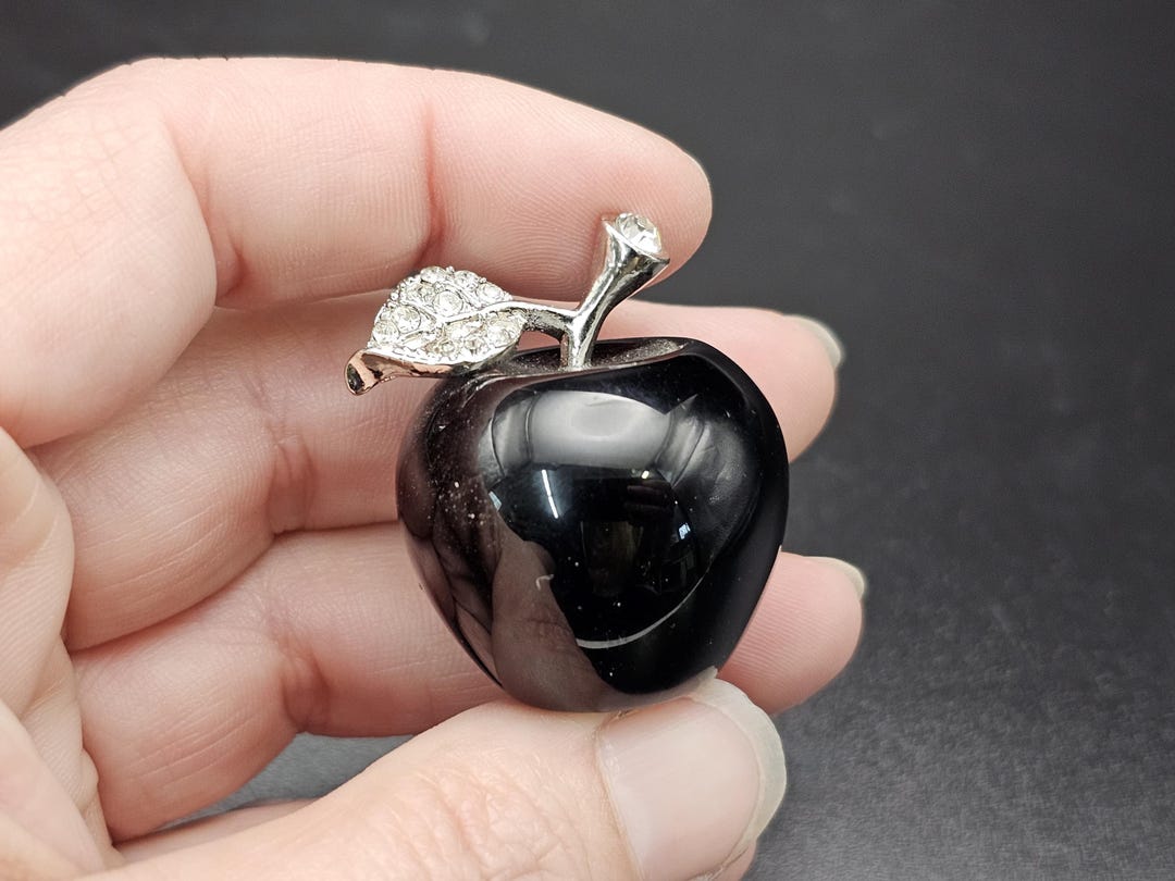 Mini Apple Rotten Halloween Gothic Handmade Stone Carving - Etsy