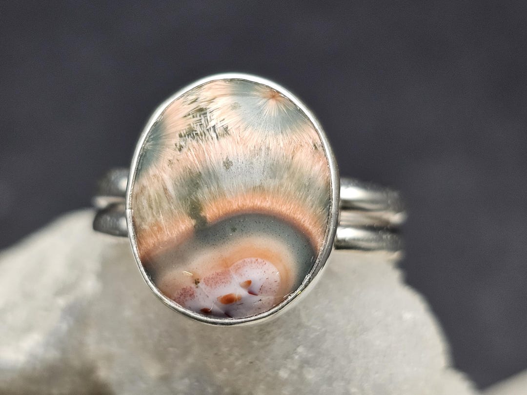 Minnesota Rare Thomsonite Handmade Sterling Silver Ring Size 10 - Etsy