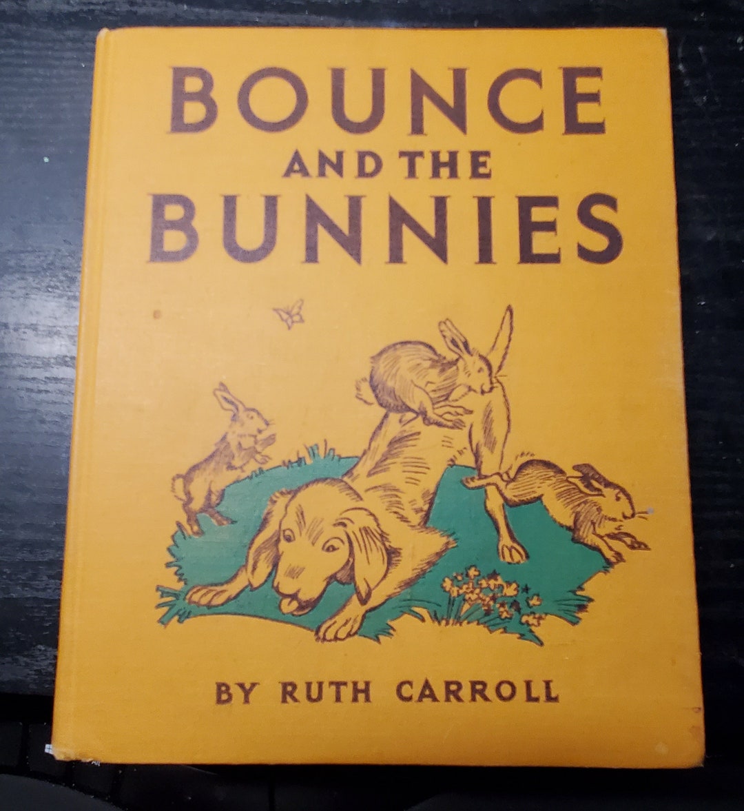 Vintage 1934 Bounce and the Bunnies Storybook by Ruth Carroll - Etsy