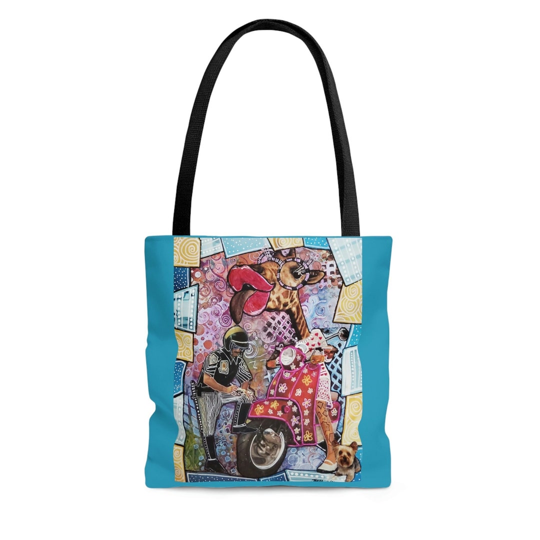 Please Officer? Colorful Pop Art Print Tote Bag for Shoulder, Lunch ...