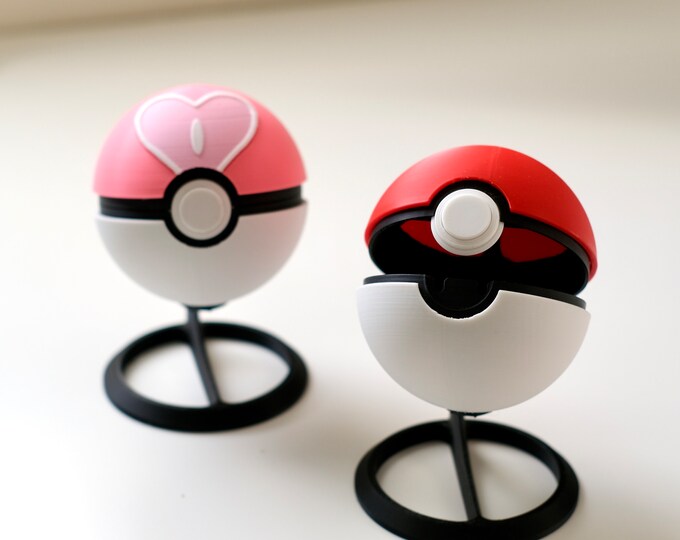 Realistic Pokeball With Light-up Button, Cosplay, Display Item, Geek ...
