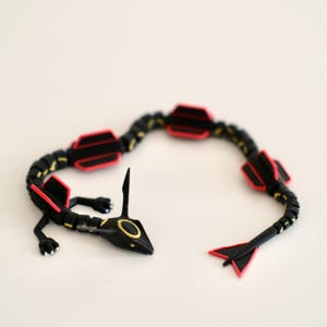 Articulated Rayquaza Dragon Snake [poseable 3D Printed Fidget Toy ...
