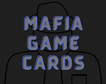 32x Printable Mafia Game Character Cards - Etsy