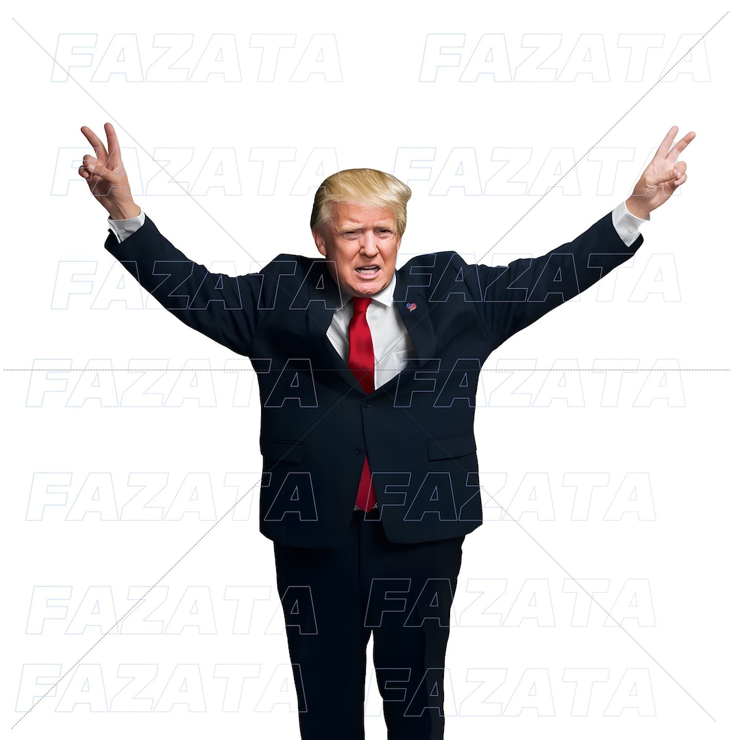Trump Victory Sign PNG Sublime (background is Transparent) - Etsy