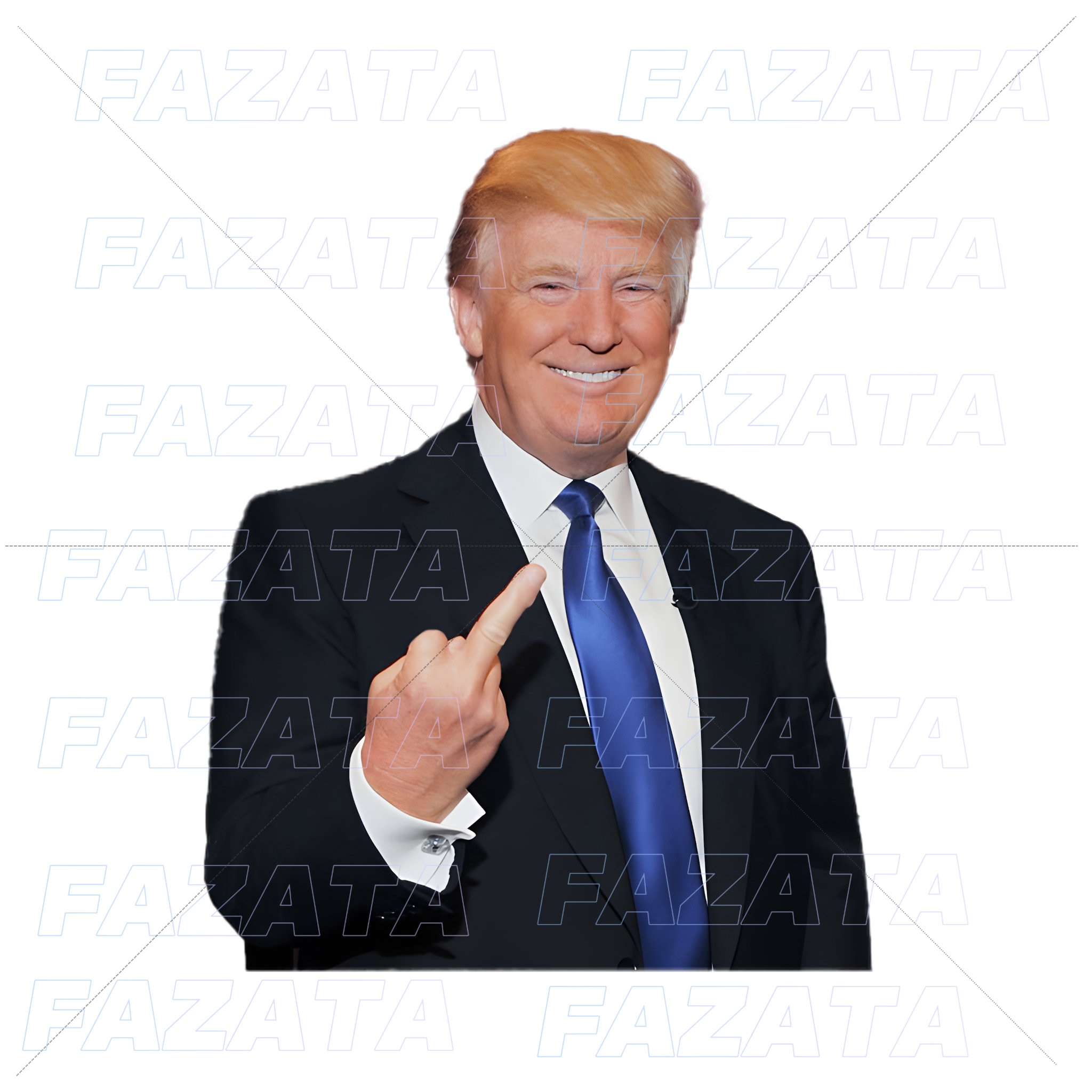 Donald Trump Middle Finger Funny PNG File (background is Transparent ...