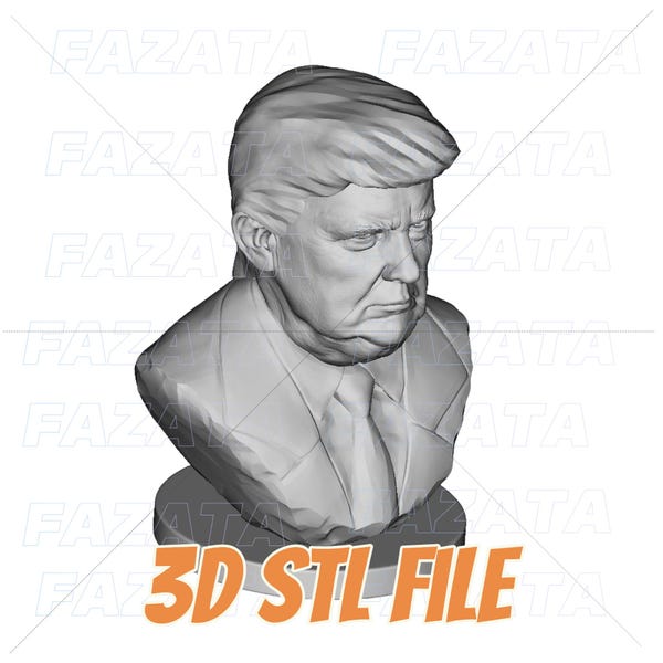 3d Print Donald Trump - Etsy