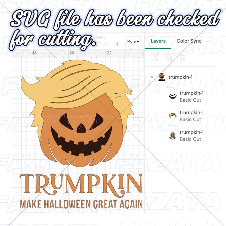 Trumpkin Svg, Pumpkin Png, Trump 2024 Svg, Diseño en capas, Make ...