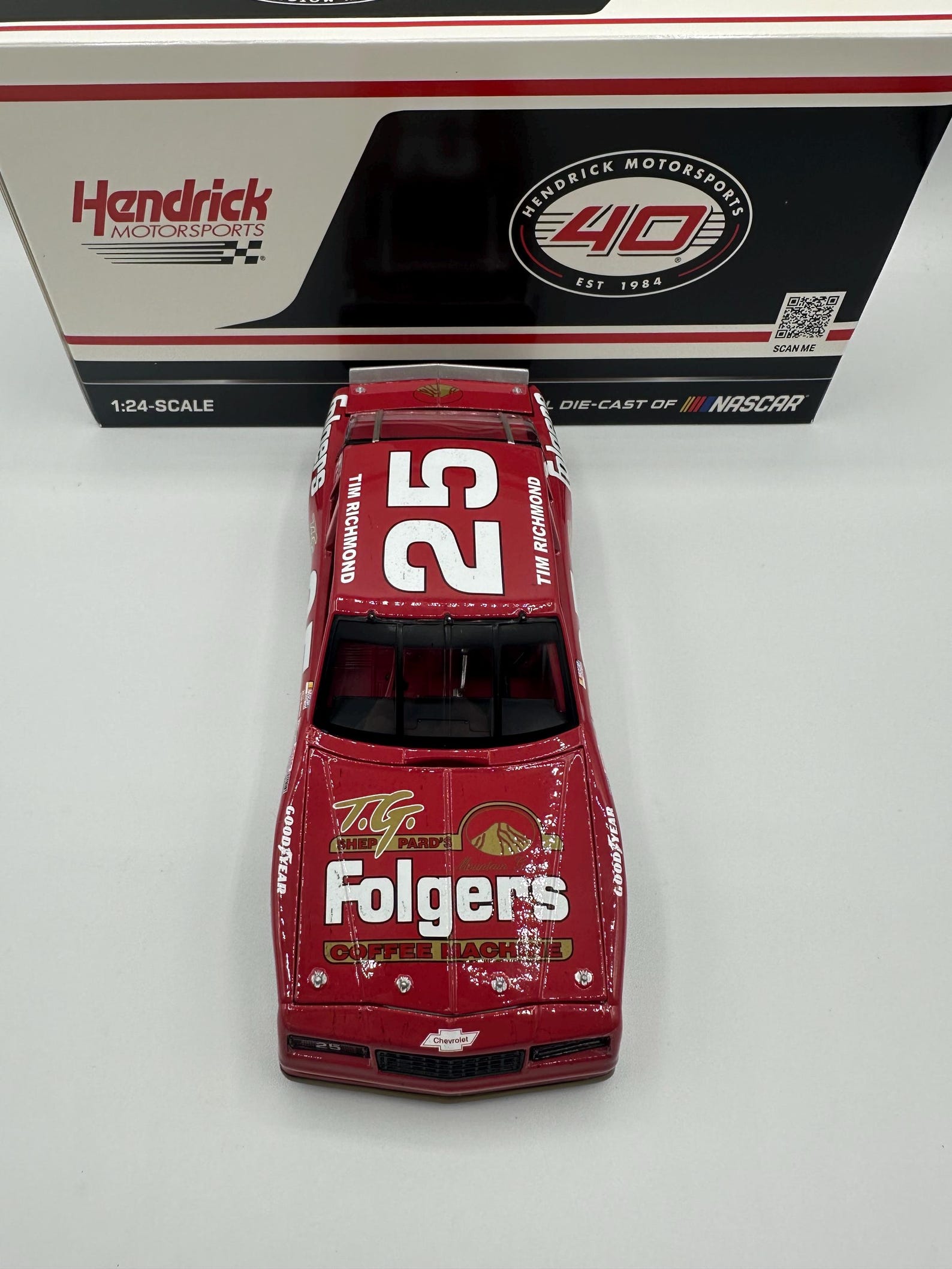 Tim Richmond 1986 Folgers / Pocono Win 1:24 Nascar Winston Cup Series ...